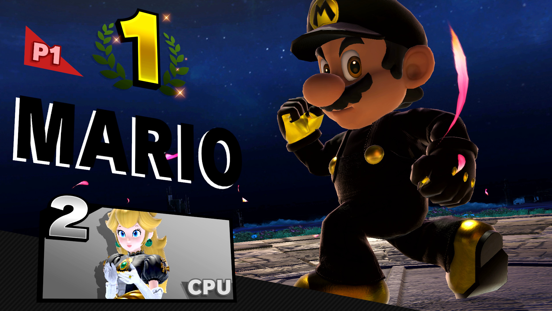 Black & Gold Mario Pack Mod for Super Smash Bros. Ultimate | SSBU Mods