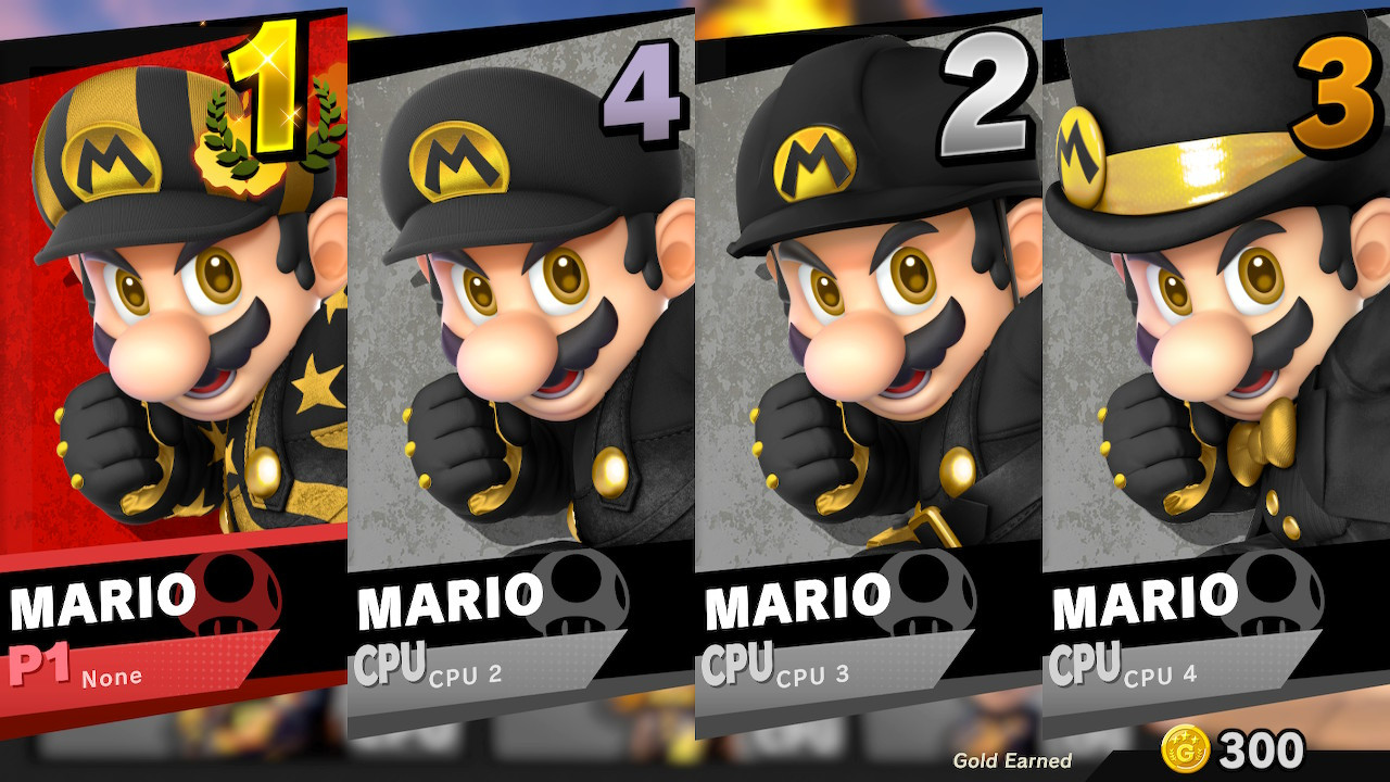 Black & Gold Mario Pack Mod for Super Smash Bros. Ultimate | SSBU Mods