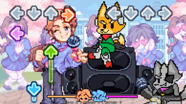 Fox McCloud and Wolf O'Donnell full game re-skin Mod for Friday Night ...