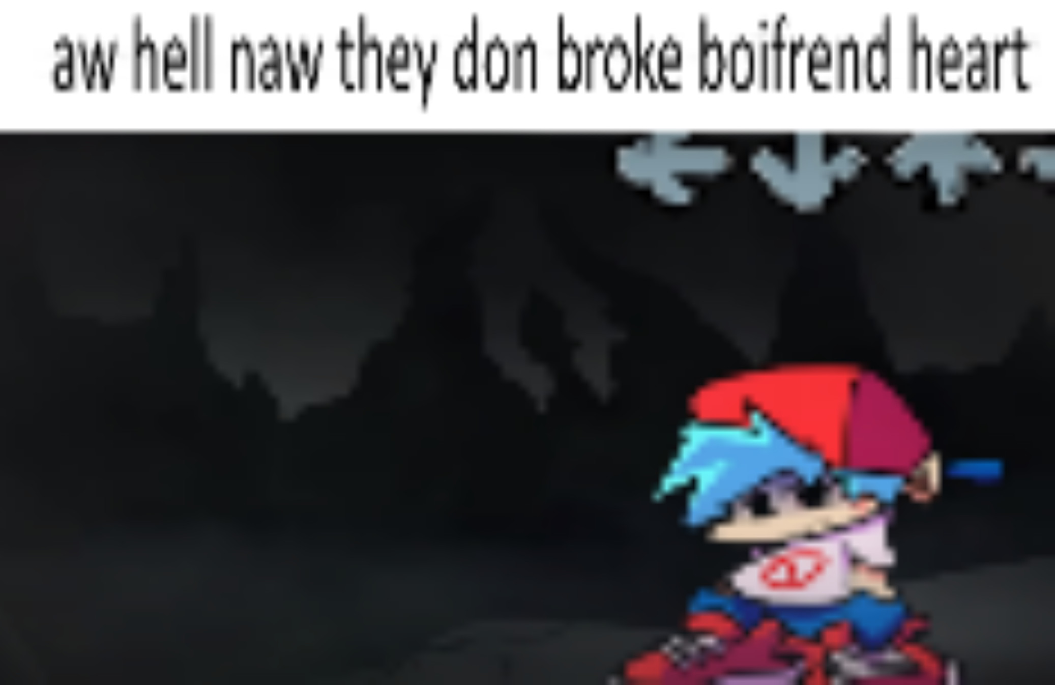 sad boyfriend re-animated Mod for Friday Night Funkin' | FNF Mods