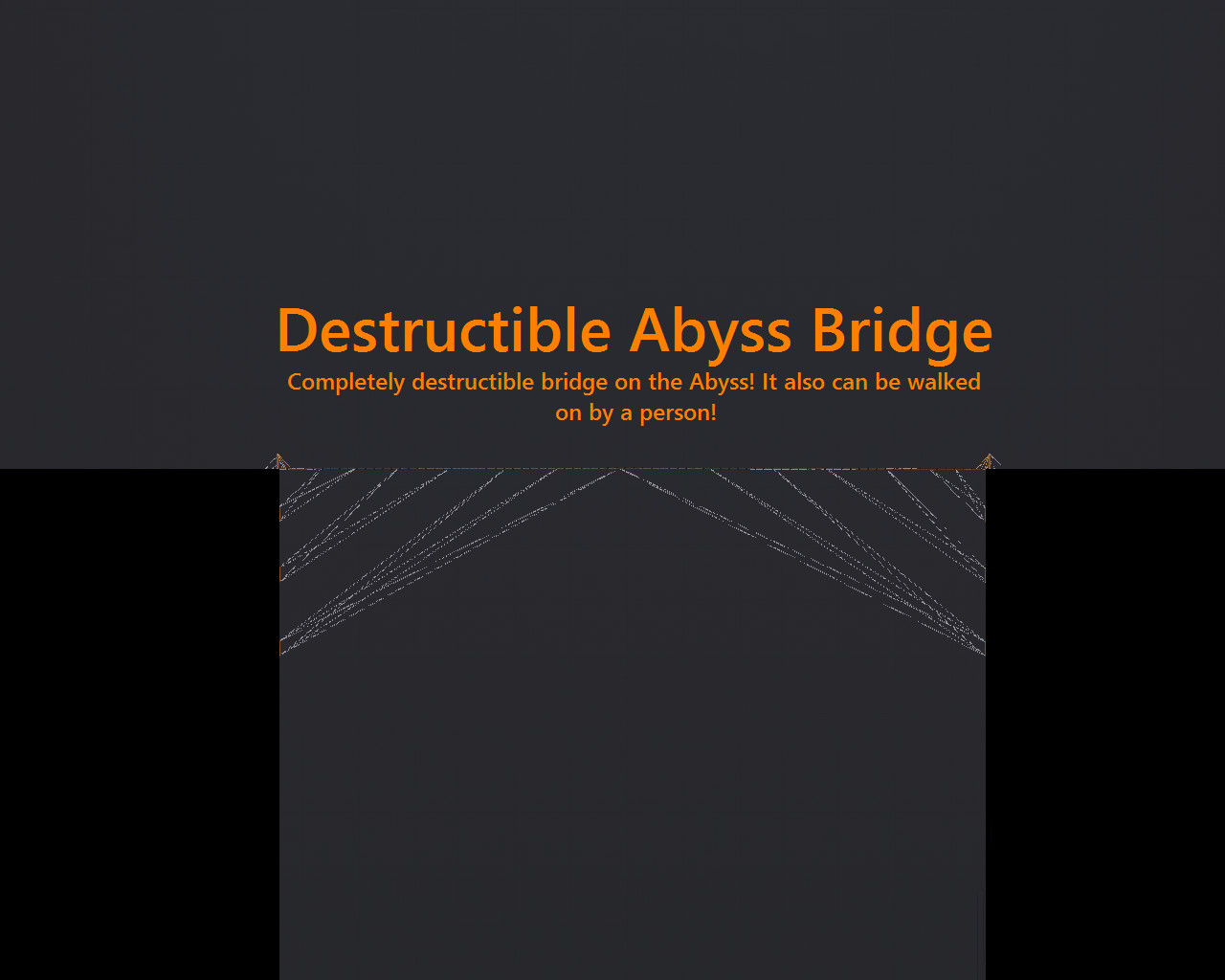 Breakable Abyss Bridge! Mod for People Playground | PP Mods