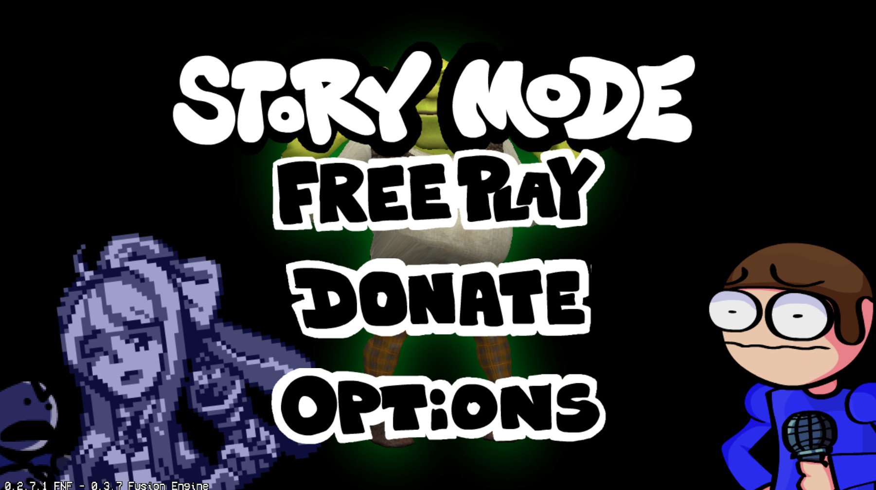 (CESARFEVER PLAYED)Entire Shrek movie chart in FNF [Friday Night Funkin ...