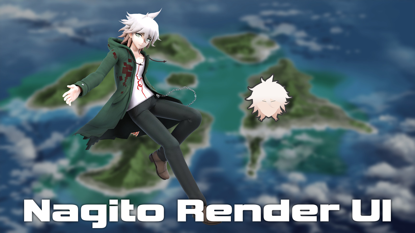 Nagito Render UI Mod for Super Smash Bros. Ultimate | SSBU Mods