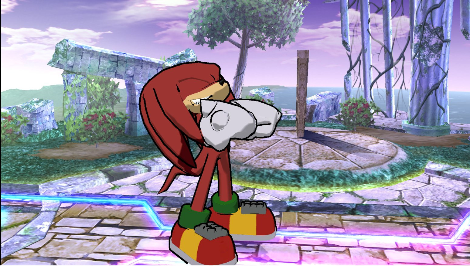 Animelee Inspired Knuckles Mod for Super Smash Bros. Brawl | Brawl Mods