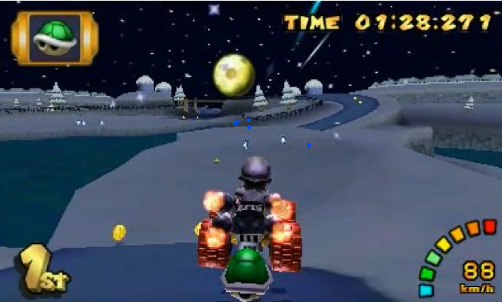 Mario Kart Double Dash!! Custom HUD (v0.1) Mod for Mario Kart 7 | MK7 Mods