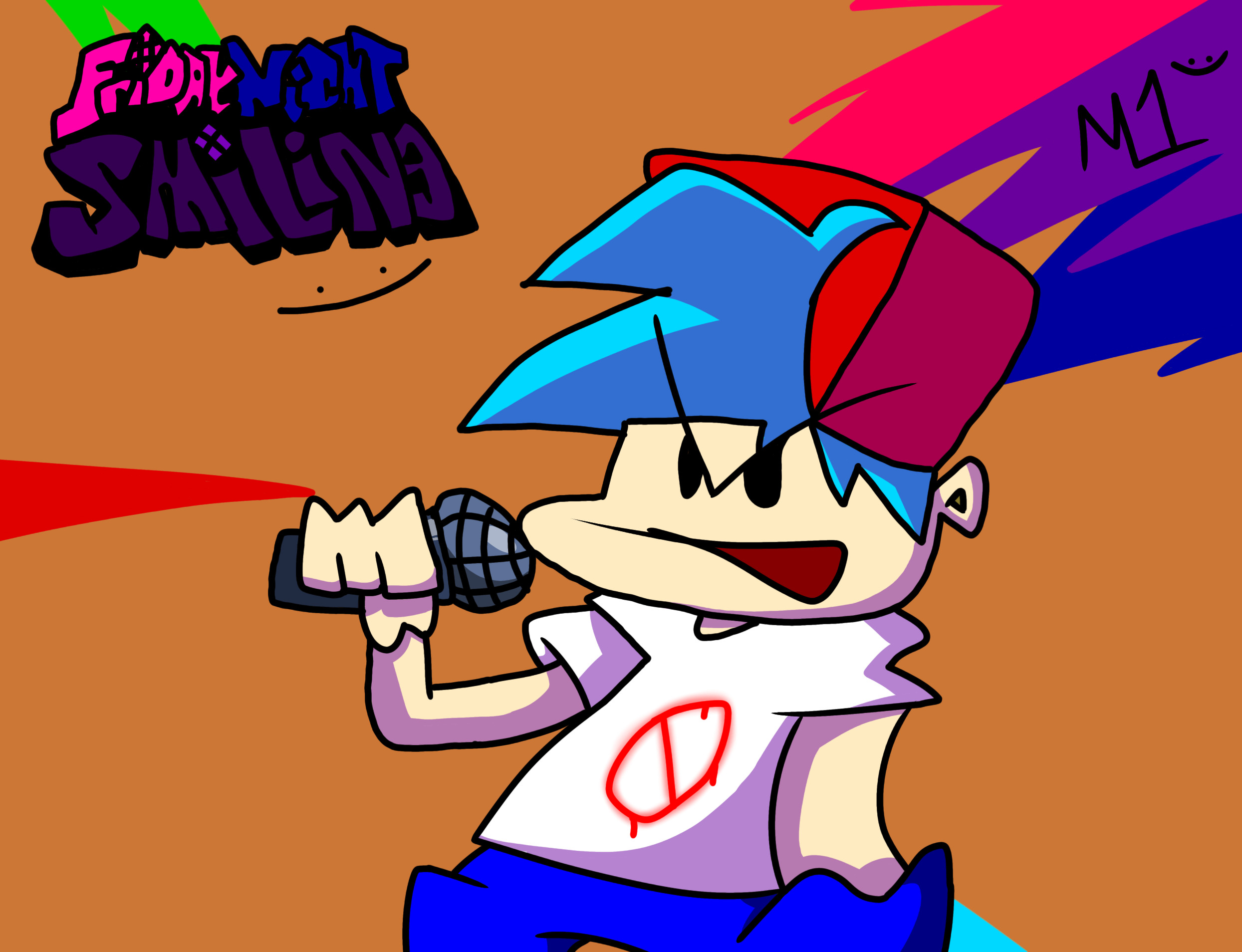 Friday night smiling :) [Friday Night Funkin'] [Mods]