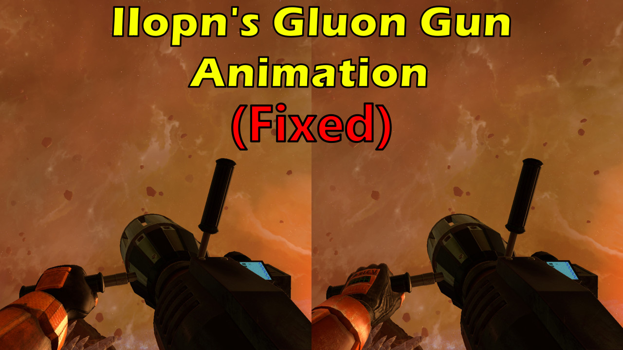 IIopn's Gluon Gun Animation (Fixed) Mod for Black Mesa | BM Mods