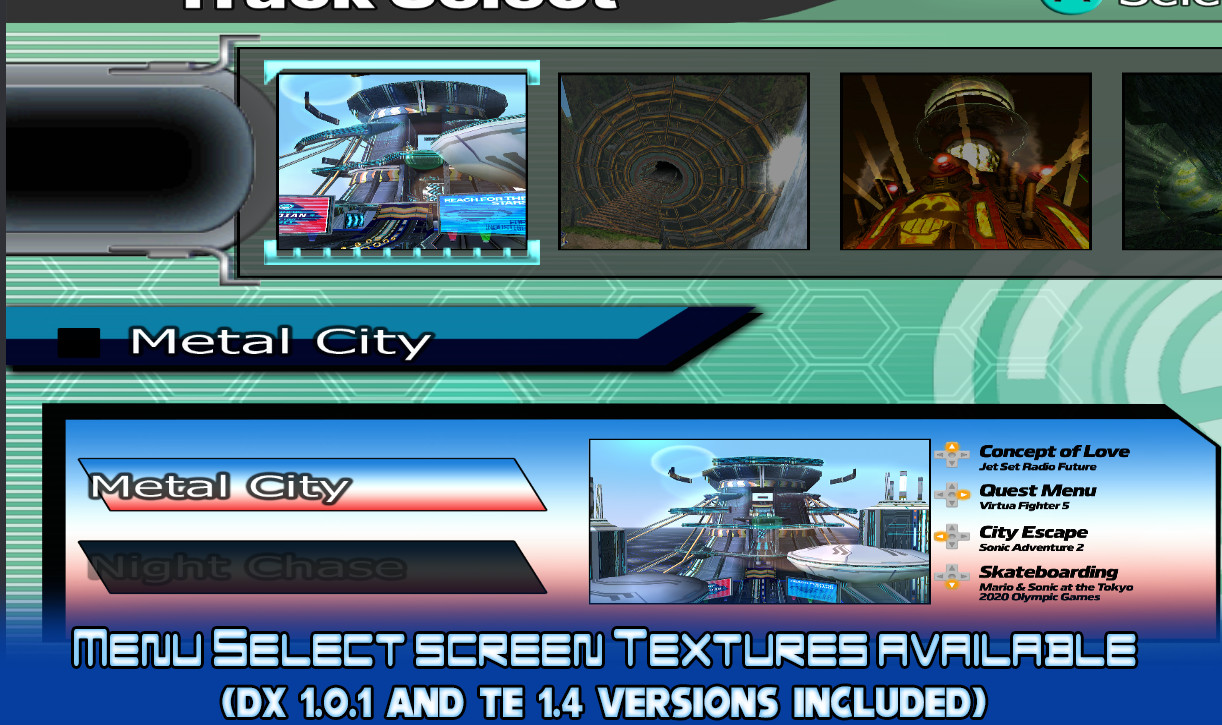 Mute City over Metal City HD Pack Mod for Sonic Riders (GameCube) | SR ...