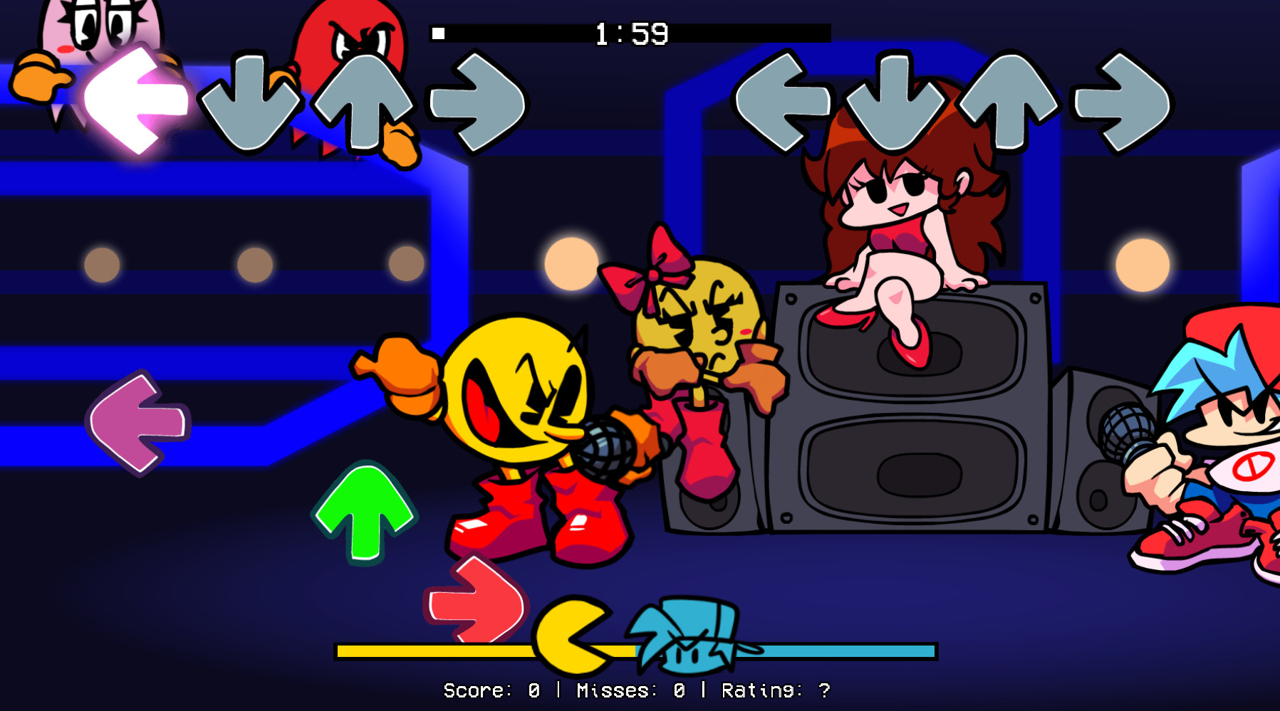 (OLD DEMO) Friday Night Funkin': Vs. Pac-Man Mod for Friday Night ...