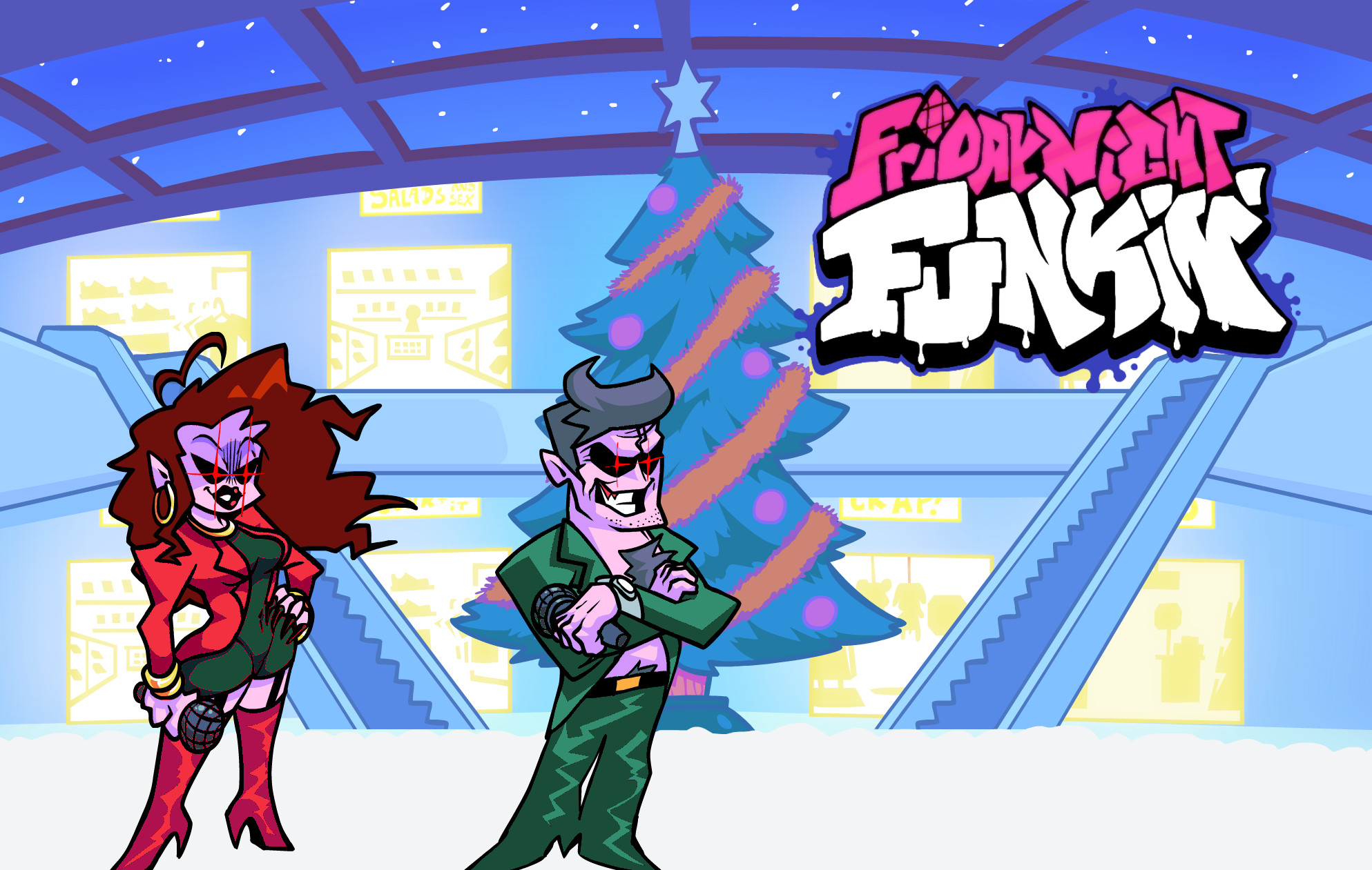 Friday Night Christmas Mod for Friday Night Funkin' | FNF Mods