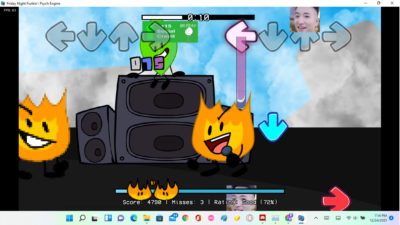 Super Funky Idol X BFB (105's Update) Mod for Friday Night Funkin ...