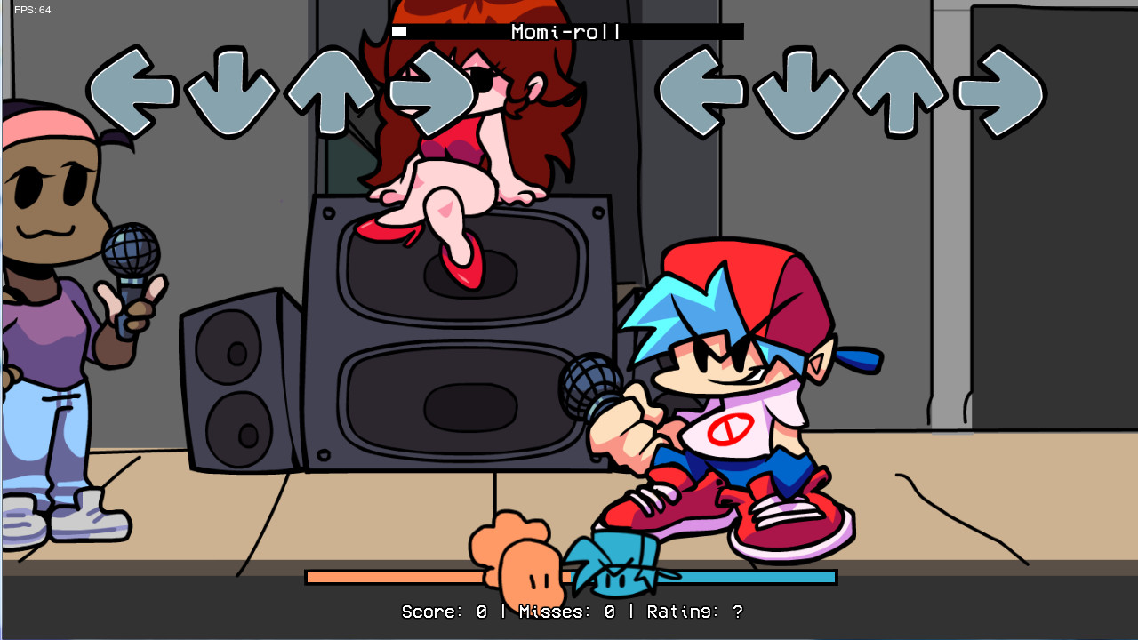 WIP VS Momi Psych Engine Port Mod for Friday Night Funkin' | FNF Mods