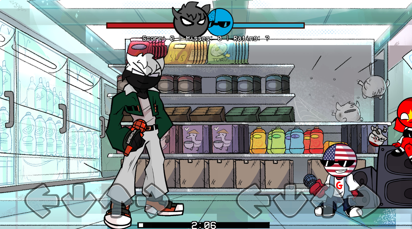 Fnf Entity (Oc countries version) Mod for Friday Night Funkin' | FNF Mods