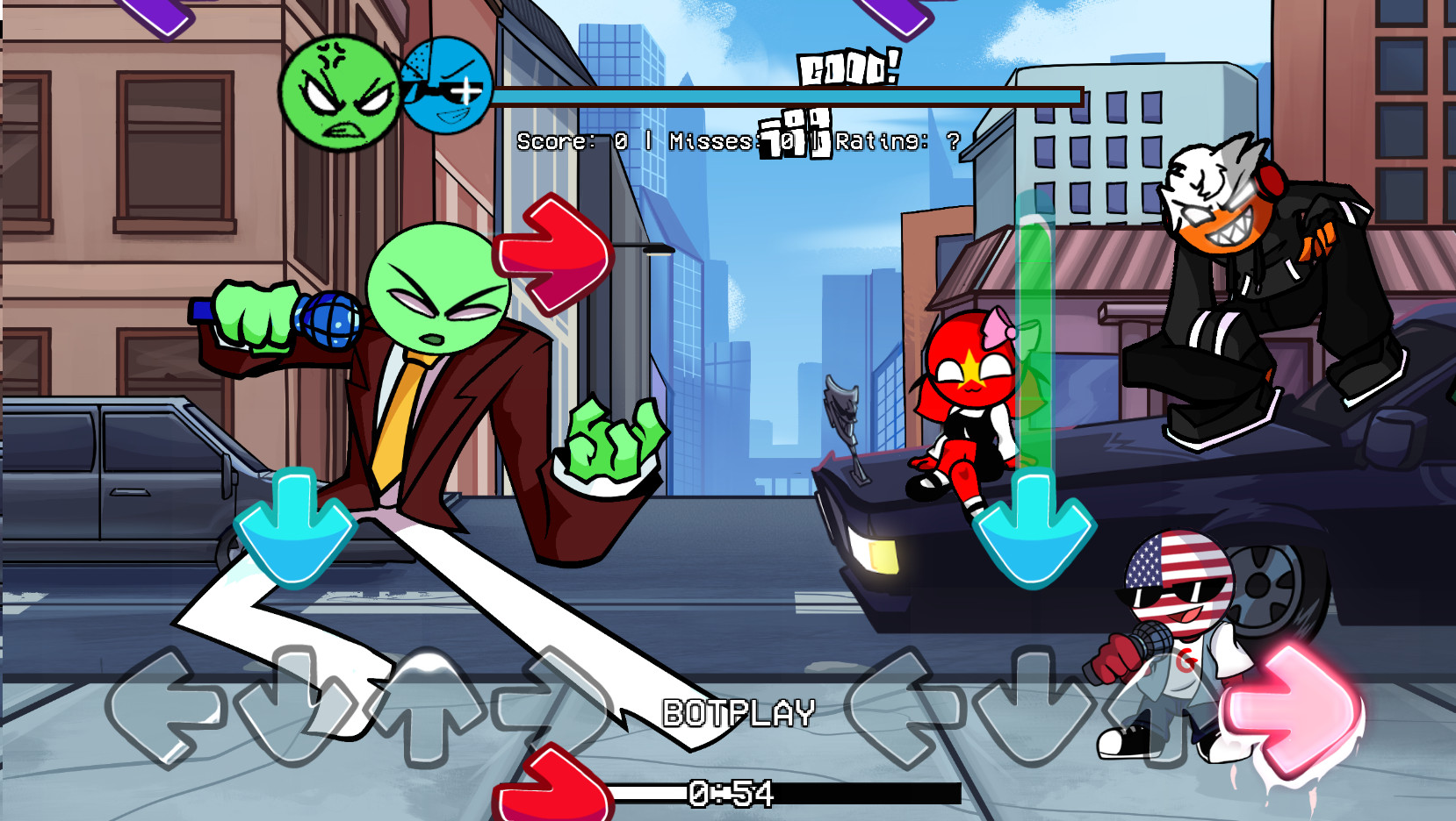 Fnf Entity (Oc countries version) Mod for Friday Night Funkin' | FNF Mods