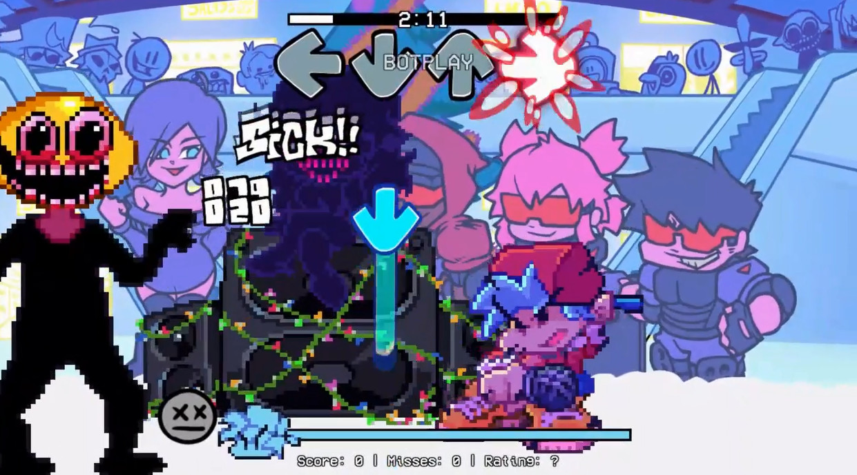 Pixel bf corrupted prologue [Friday Night Funkin'] [Mods]