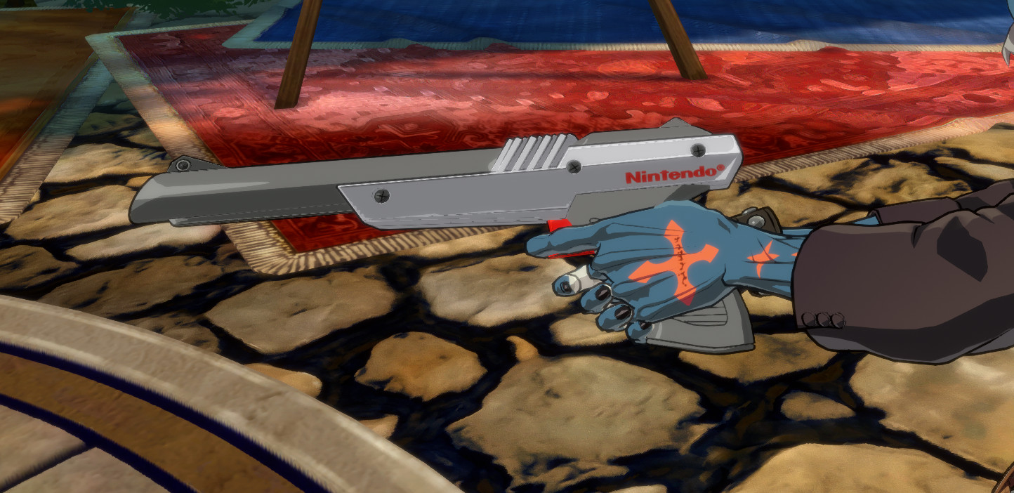 Happy Chaos gets a NES Zapper Mod for GUILTY GEAR -STRIVE- | GGST Mods