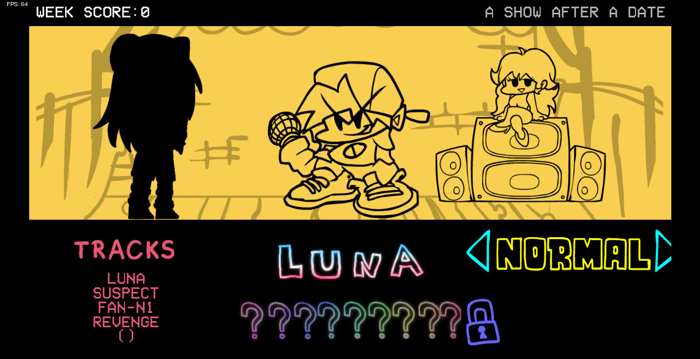 vs Luna full week v1.7 [Friday Night Funkin'] [Mods]