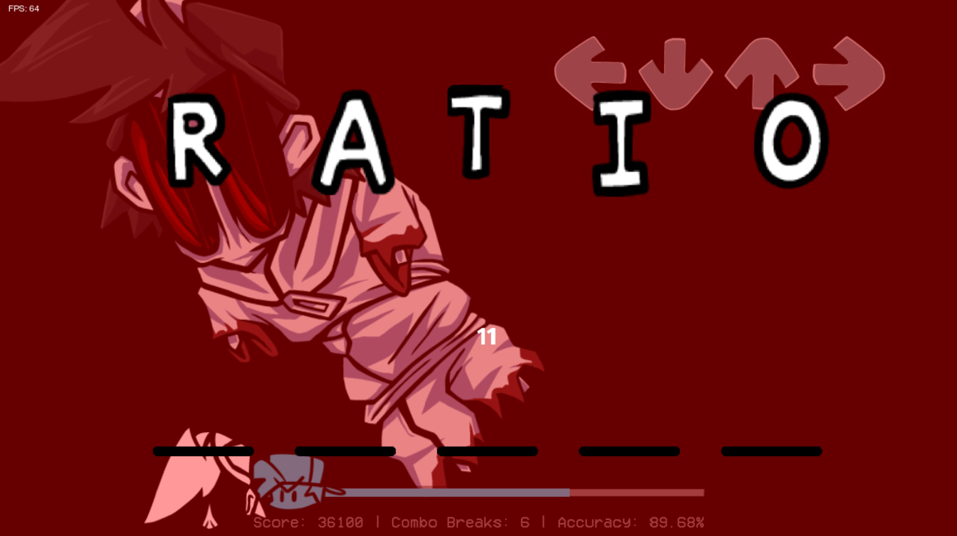 FNF Font over Unown Font [Friday Night Funkin'] [Mods]