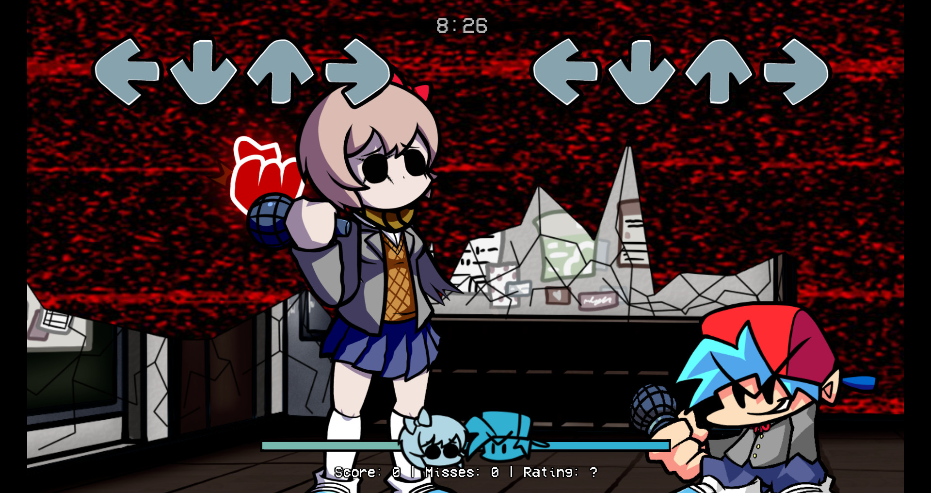 Friday Night Funki' Doki Doki Triple Trouble Mod for Friday Night ...