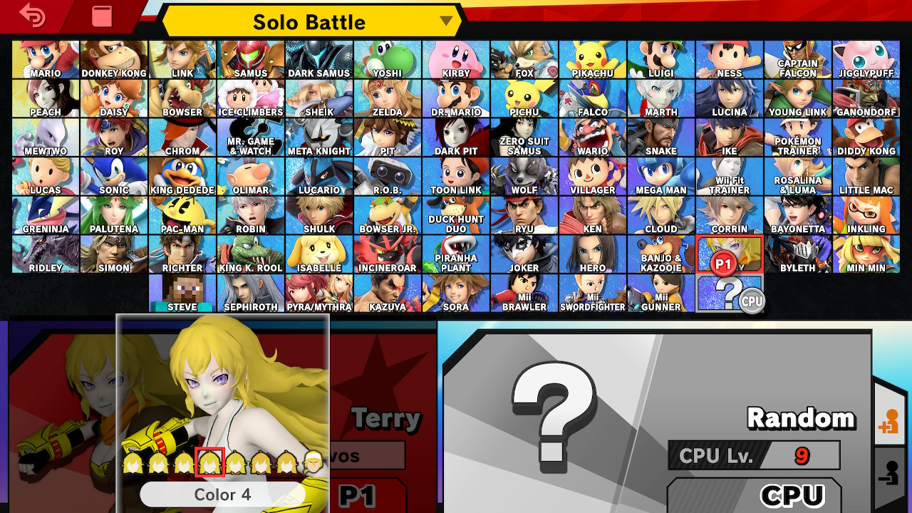 Yang Xiao Long (RWBY) Mod for Super Smash Bros. Ultimate | SSBU Mods