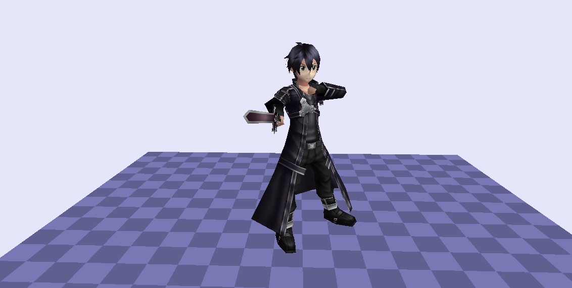 Kirito SAO Progressive Book 2 Pose CSProject Mod for Super Smash Bros ...