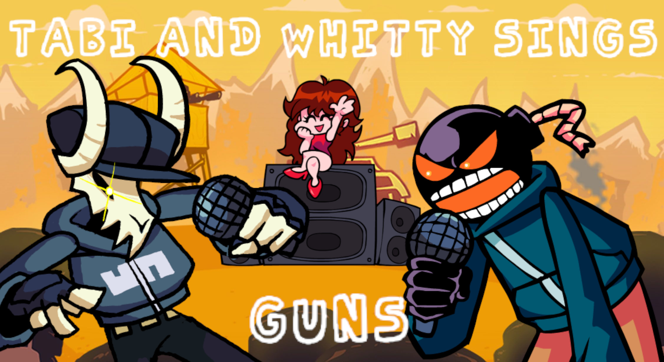 Tabi VS Whitty Guns [Friday Night Funkin'] [Mods]