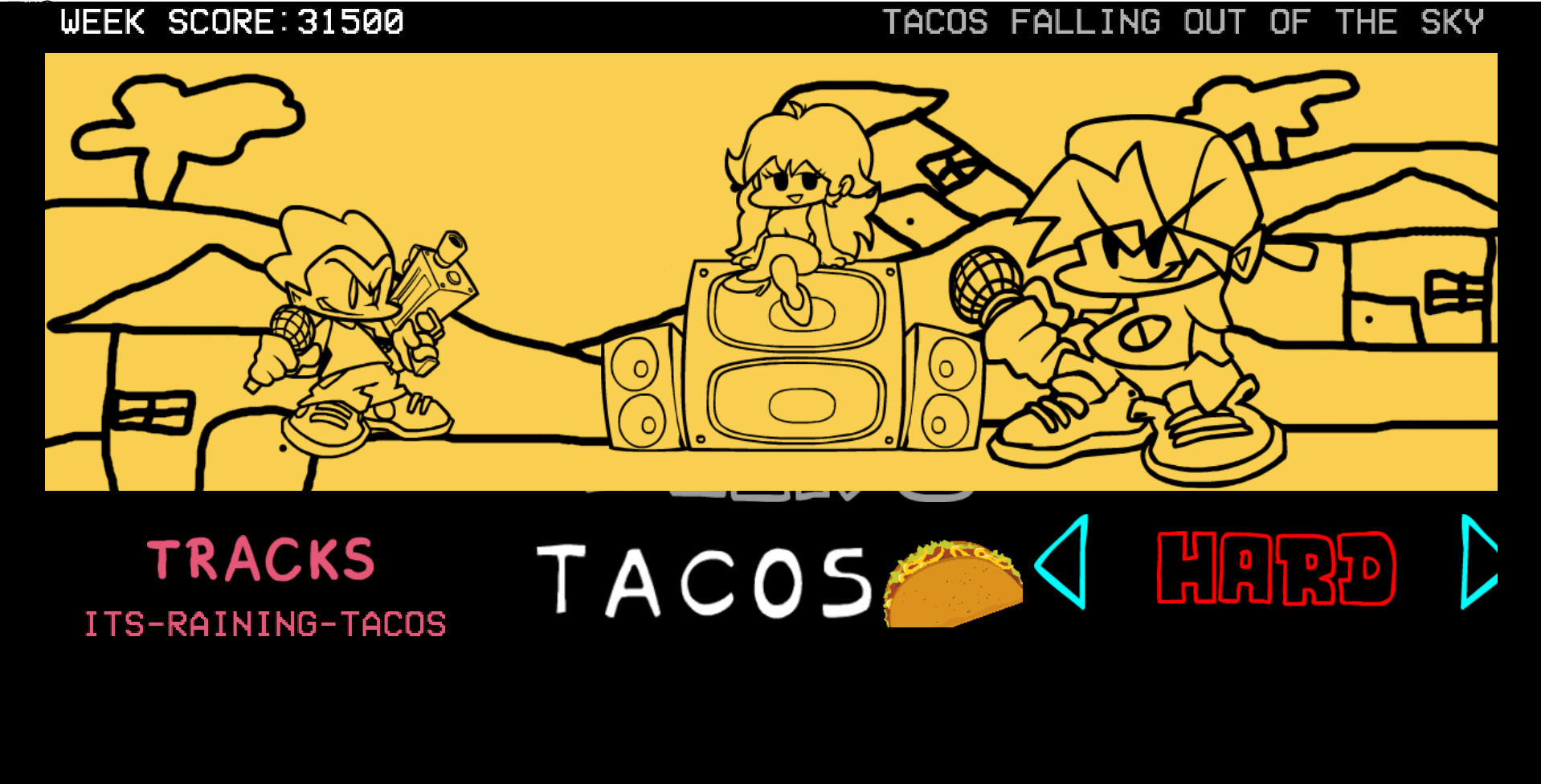 It's Raining Tacos Mod for Friday Night Funkin' | FNF Mods