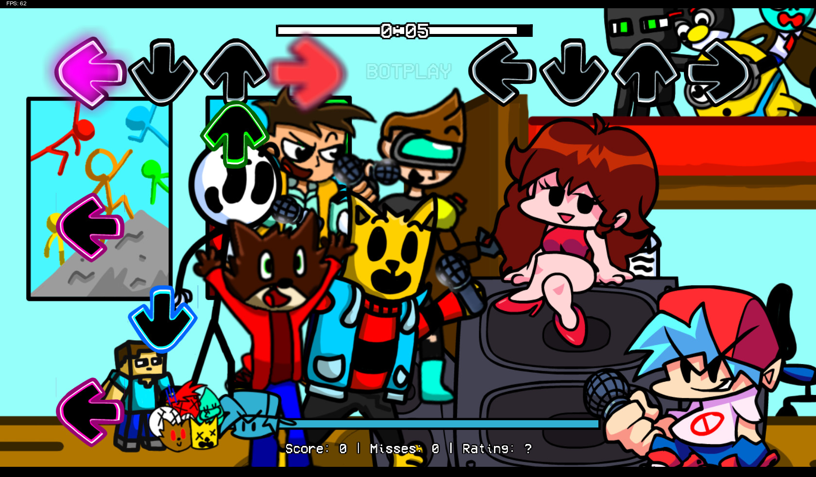 FNF MOD VS ALEX!!! [Friday Night Funkin'] [Mods]