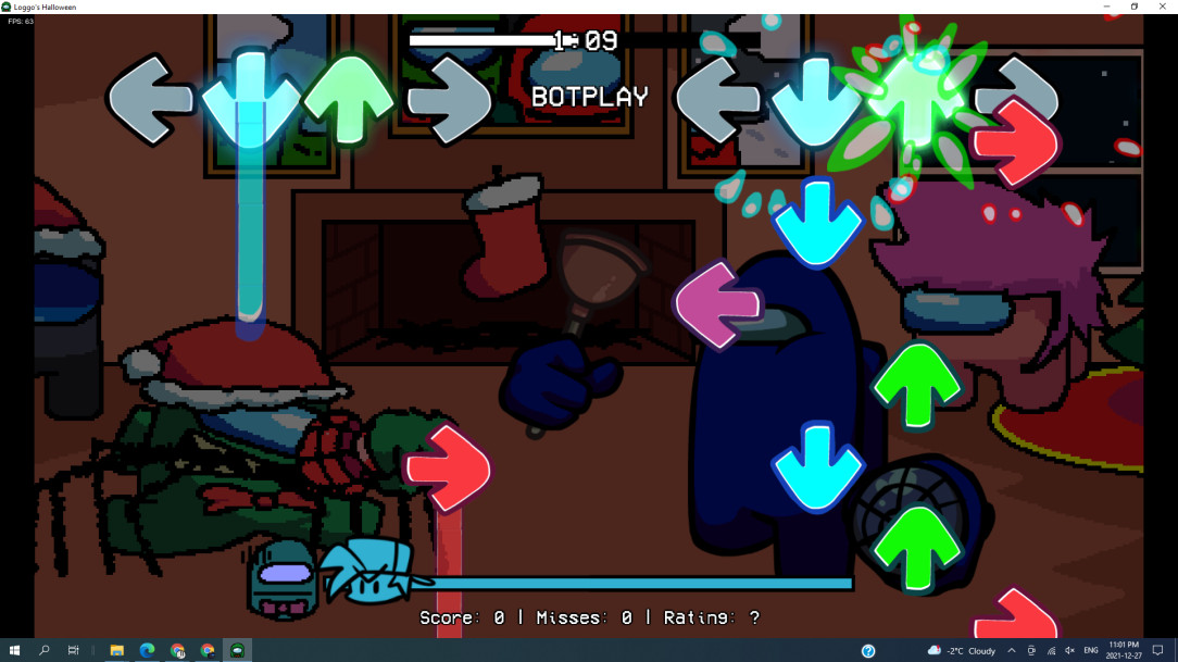 Playable Blue Crewmate Mod for Friday Night Funkin' | FNF Mods