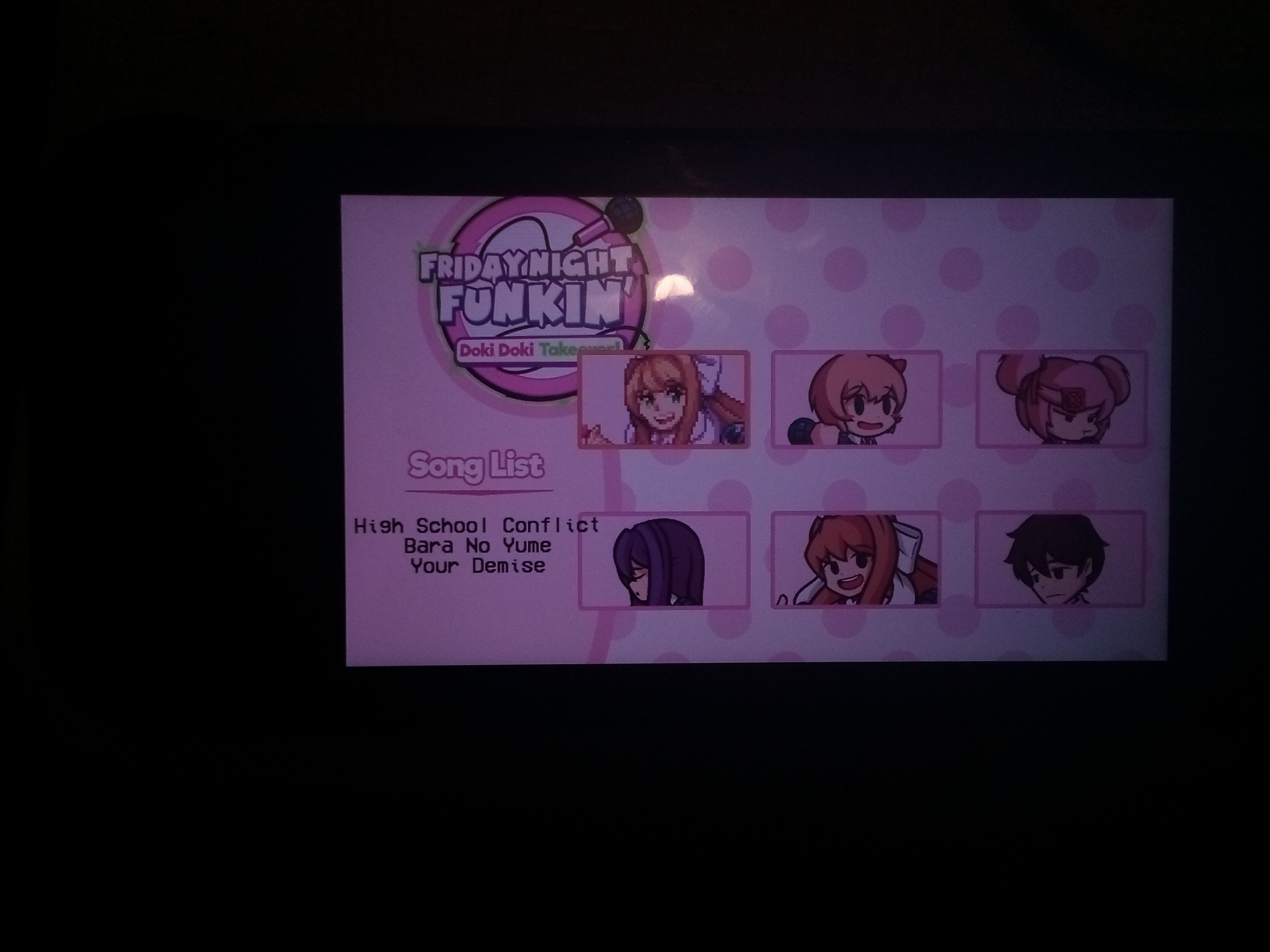 Doki Doki Takeover Nintendo Switch Port Mod for Friday Night Funkin ...