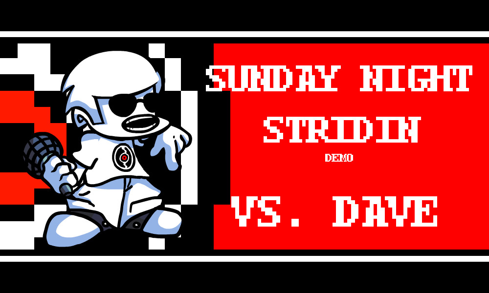 Sunday Night Stridin' DEMO // Vs. Dave Mod for Friday Night Funkin ...