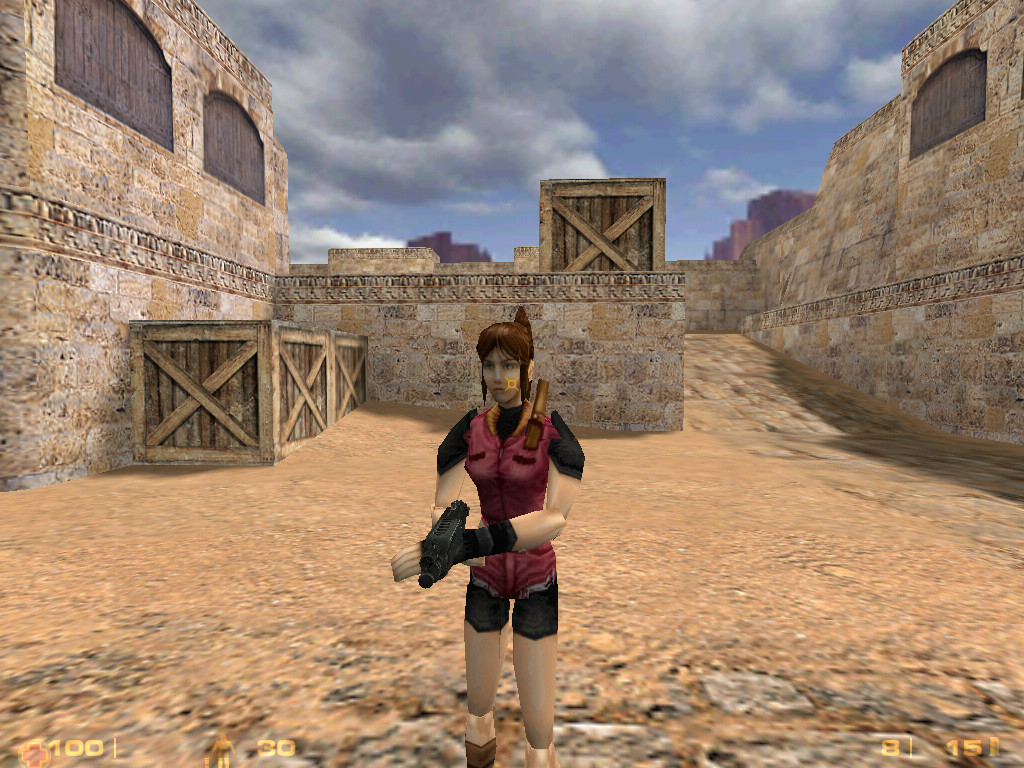 Claire redfield Resident evil 2 Mod for Half-Life | HL Mods
