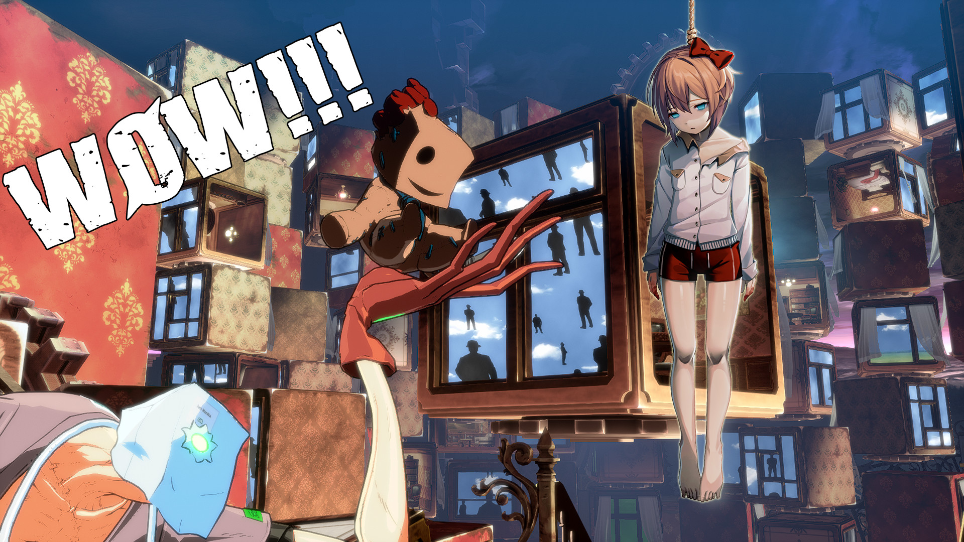 Monika over Faust Mod for GUILTY GEAR -STRIVE- | GGST Mods