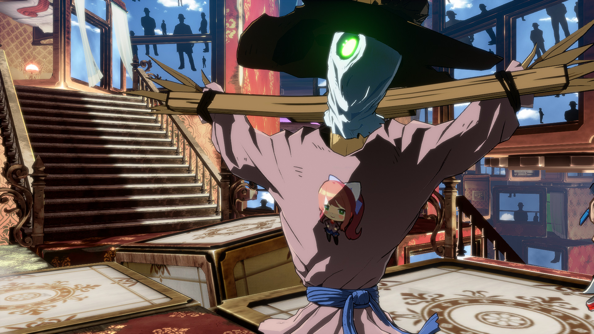 Monika over Faust Mod for GUILTY GEAR -STRIVE- | GGST Mods