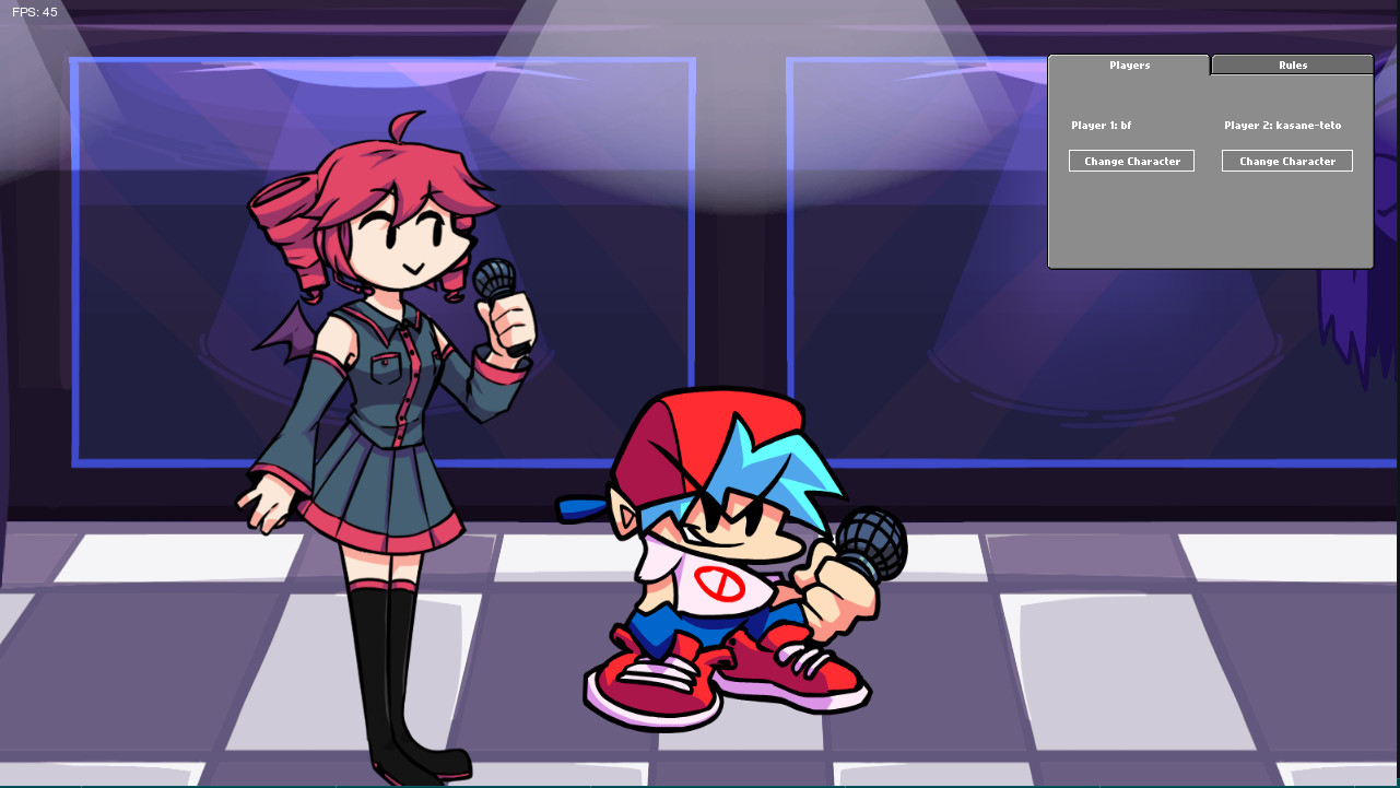 Kasane Teto For FNF Multiplayer [Friday Night Funkin'] [Mods]