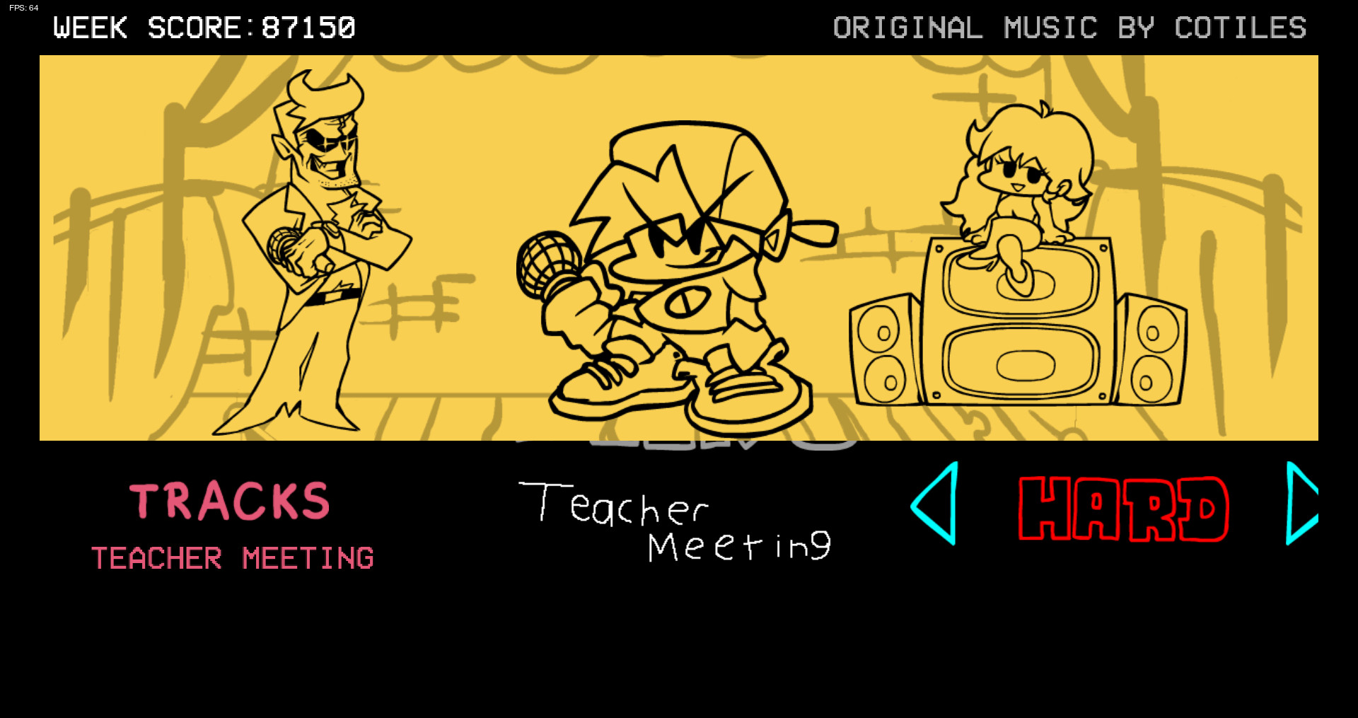 Teacher Meeting Fully Charted Mod for Friday Night Funkin' | FNF Mods