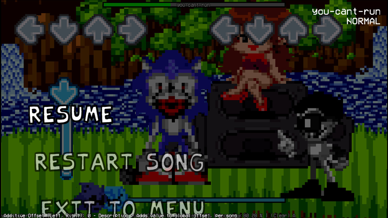 Needlemouse | You can't run 16-bits skin Mod for Friday Night Funkin ...