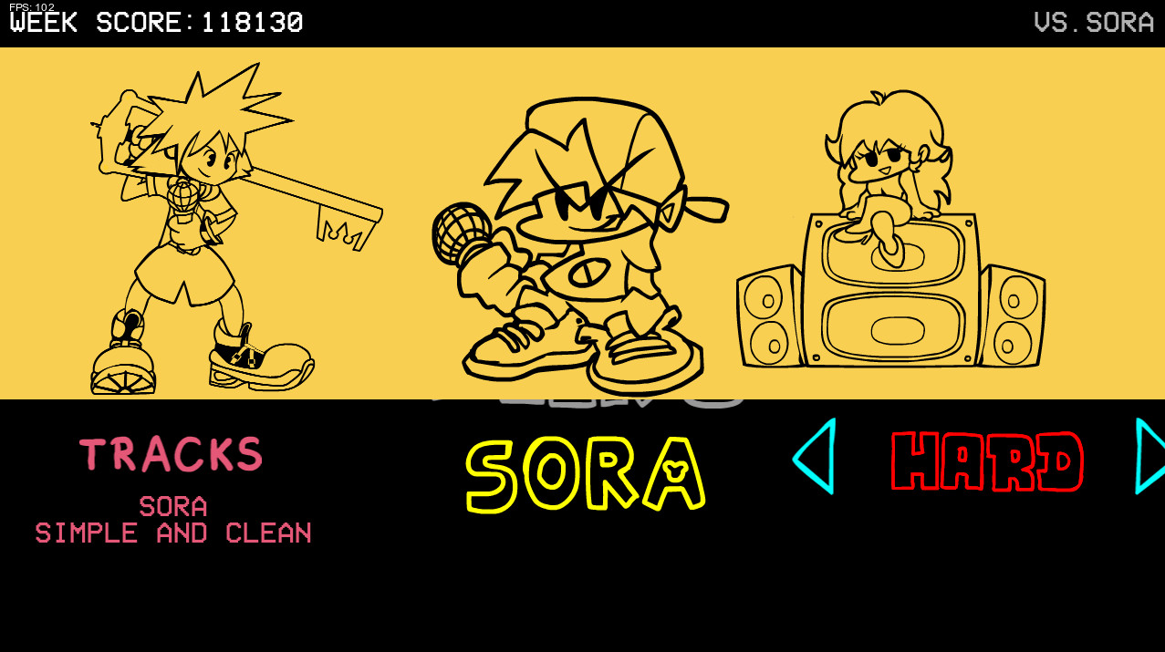 V.S Sora FNF Mod [Kingdom Hearts] [Friday Night Funkin'] [Mods]