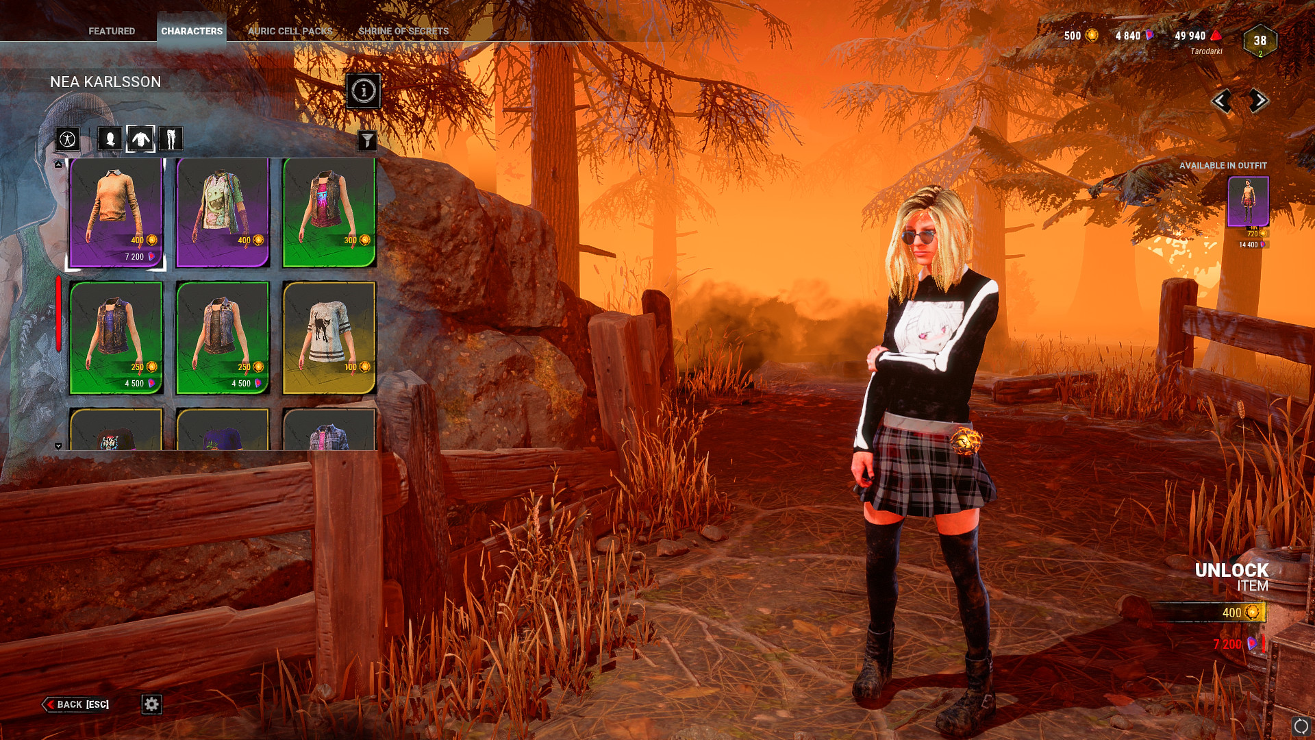 gothic nea Mod for Dead by Daylight | DBD Mods