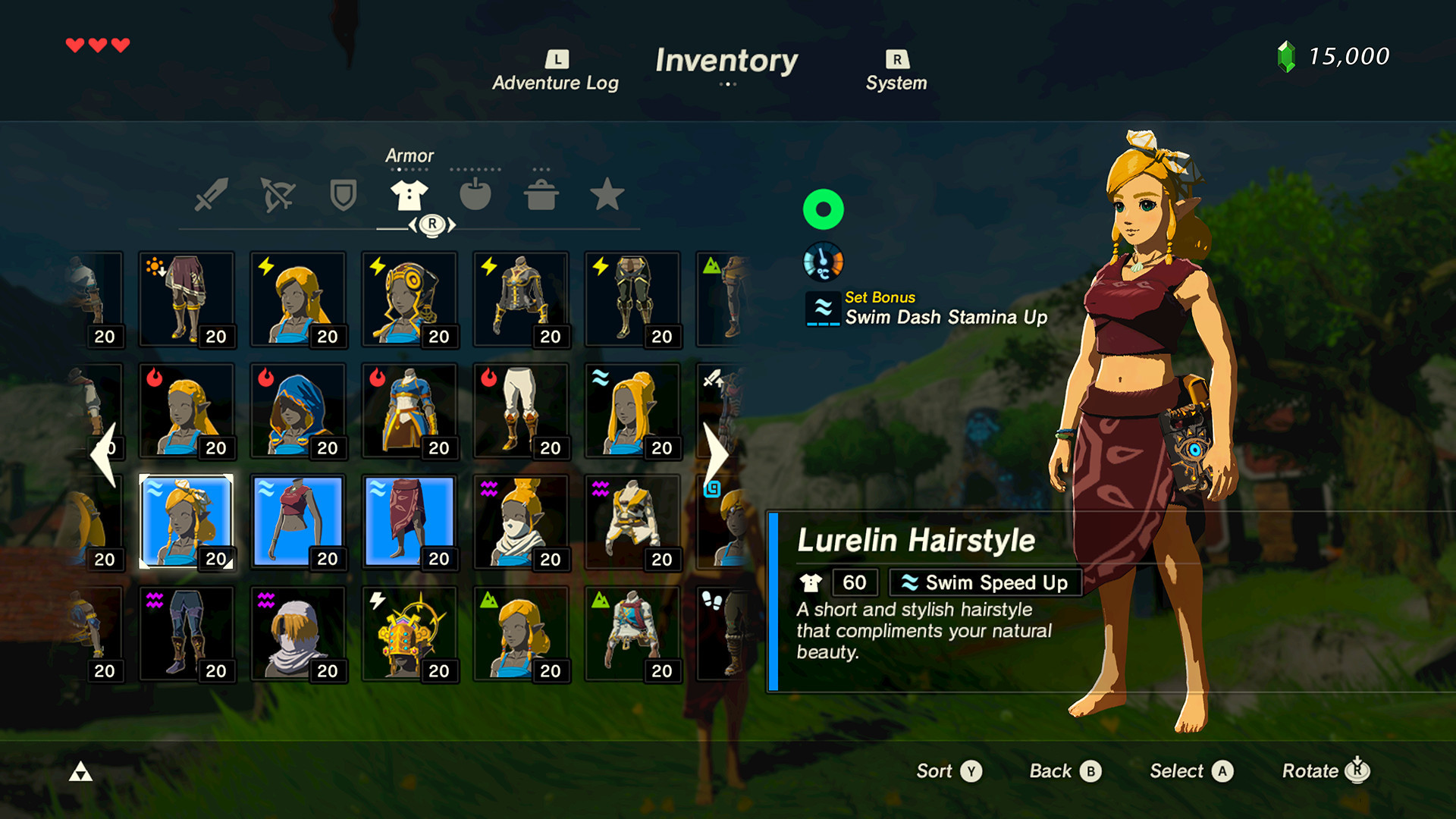 Lurelin Dress - Upgradeable Armor Patch Mod for The Legend of Zelda ...