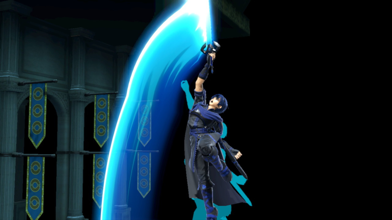 Black and Blue Marth Mod for Super Smash Bros. Ultimate | SSBU Mods