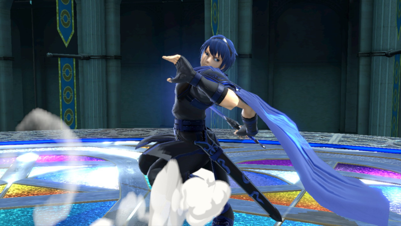 Black and Blue Marth Mod for Super Smash Bros. Ultimate | SSBU Mods