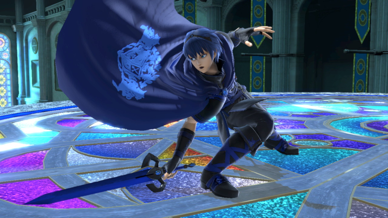 Black and Blue Marth Mod for Super Smash Bros. Ultimate | SSBU Mods