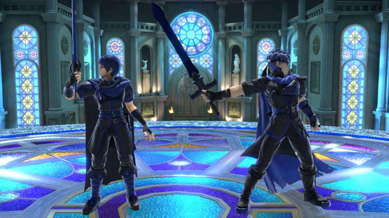 Black and Blue Marth Mod for Super Smash Bros. Ultimate | SSBU Mods