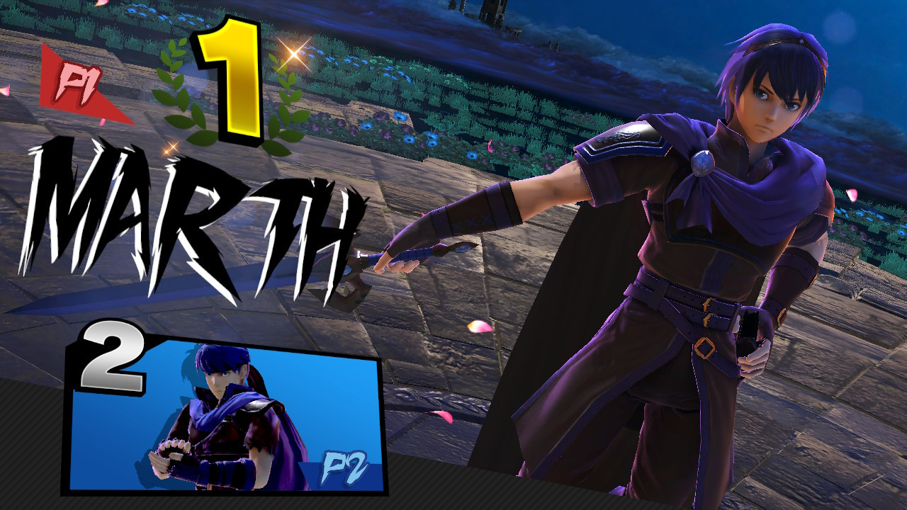 Black and Blue Marth Mod for Super Smash Bros. Ultimate | SSBU Mods