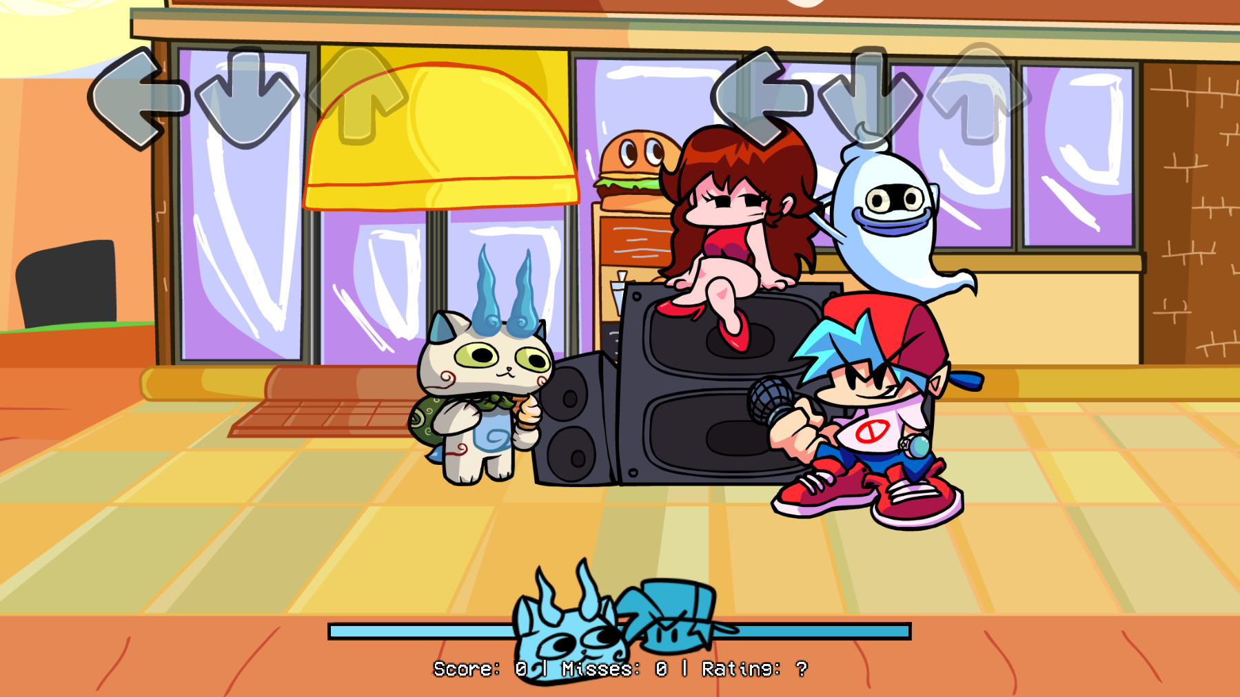 FNF : Looking up at the same Sky (YO-KAI MOD) DEMO [Friday Night Funkin ...