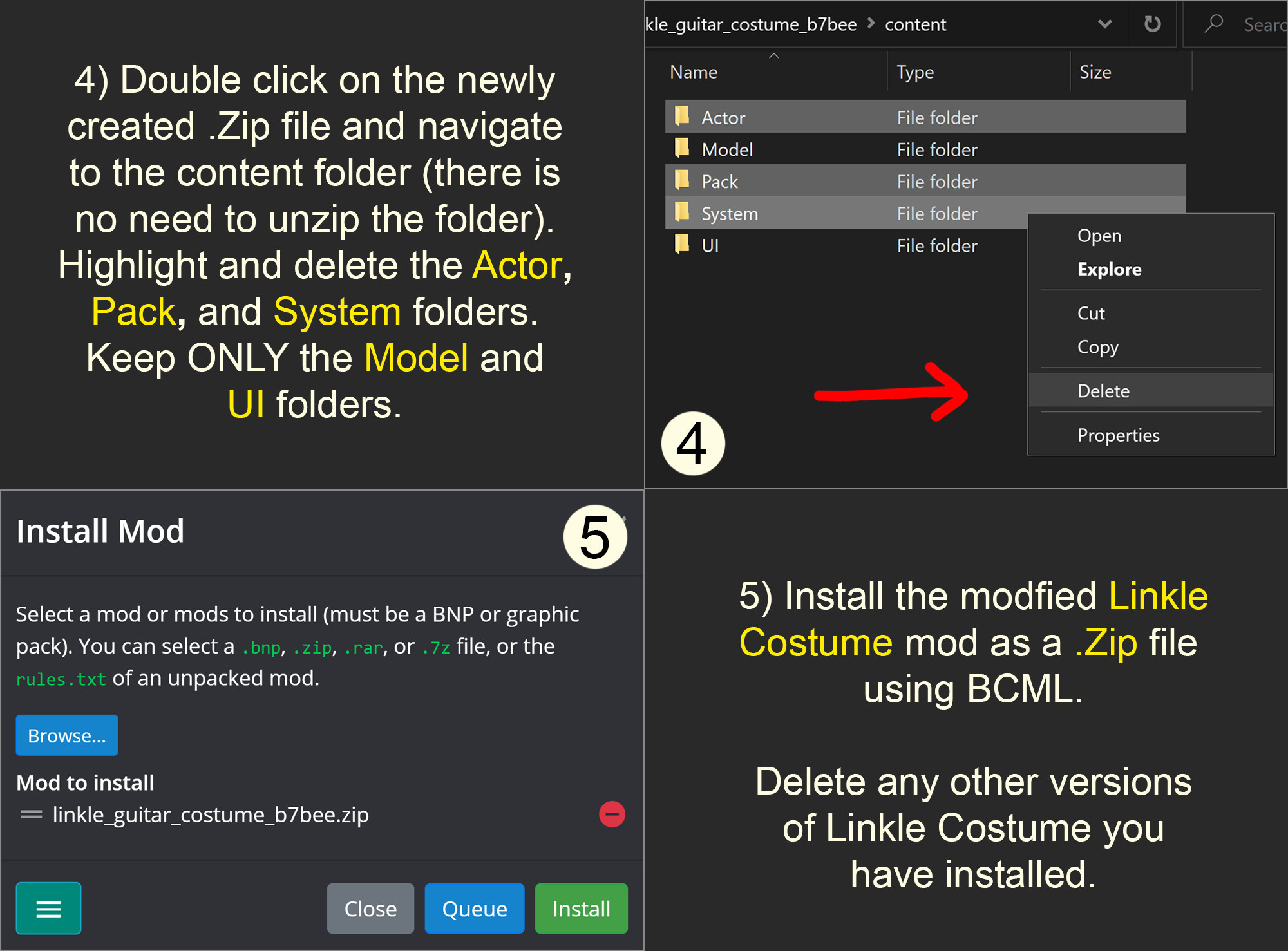 Linkle Costume - Upgradeable Armor Patch NX Mod for The Legend of Zelda ...