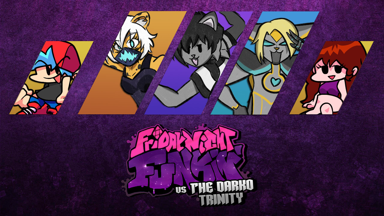 VS The Darko Trinity (Update 1.5) [Friday Night Funkin'] [Mods]