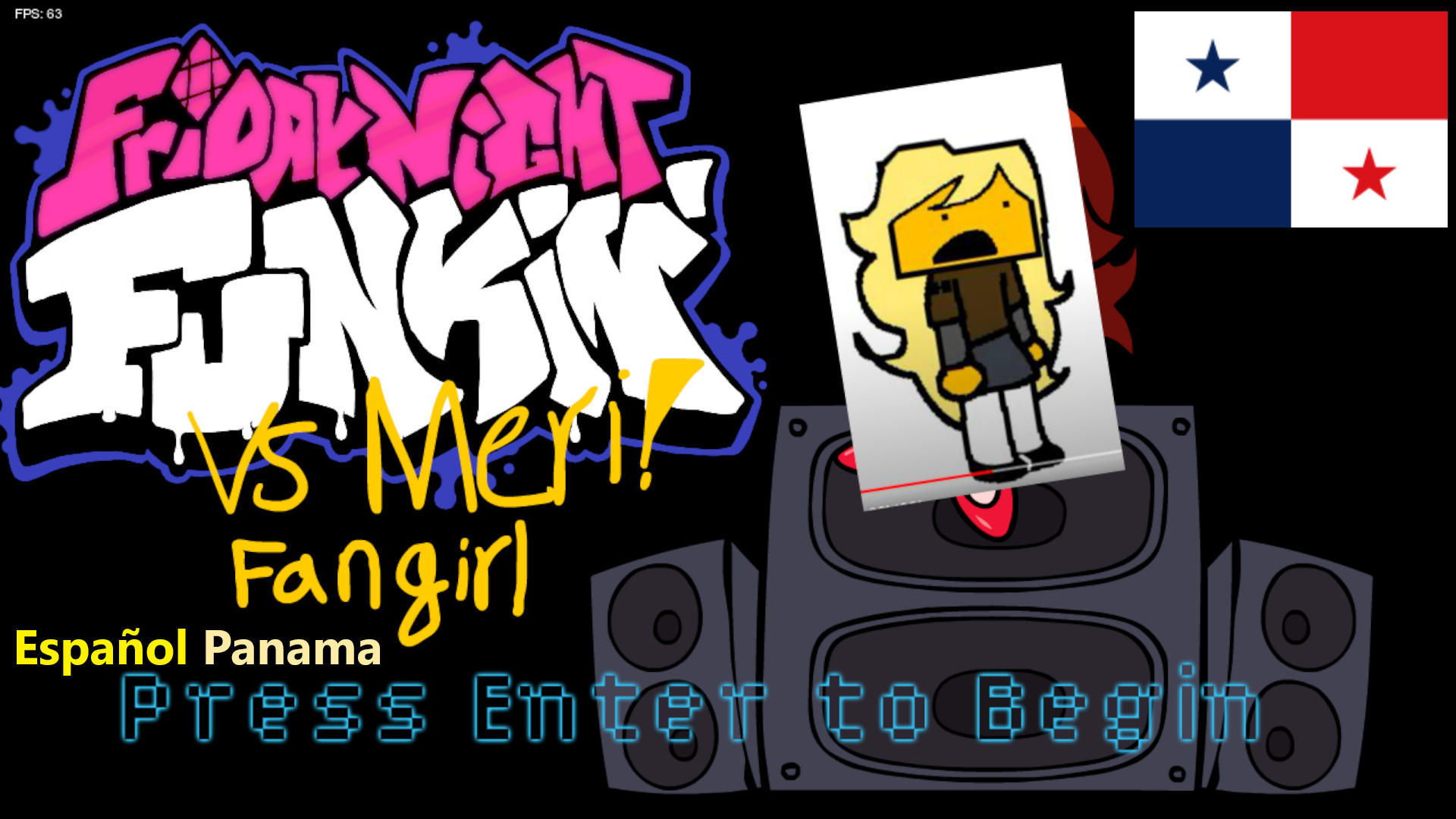Vs Meri(that one fangirl/Oh esta chica fan)[ES]PA [Friday Night Funkin ...