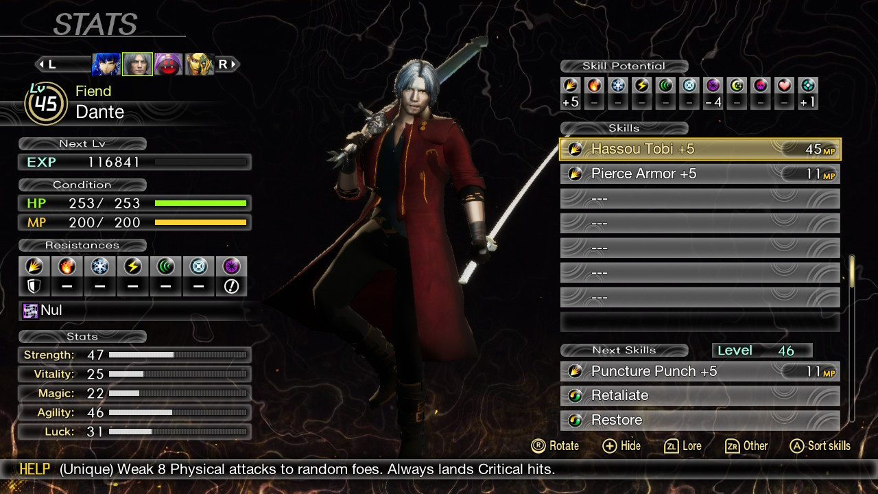 [Commission] Dante (SMT Dx2 Liberation) Mod for Shin Megami Tensei V ...